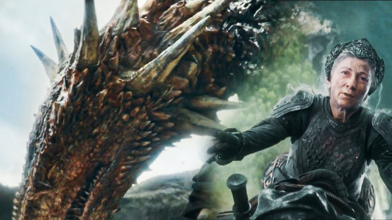 Meleys & Rhaenys Death | House of the Dragon (s2e4) - YouTube