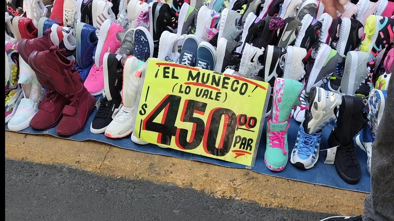 TENIS ORIGINALES(SAMPLES) $$450 PESOS 🔥💸 TIANGUIS DE SAN JUAN - YouTube