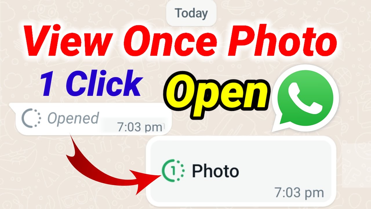 how to recover whatsapp view once photo / whatsapp view once photo ...