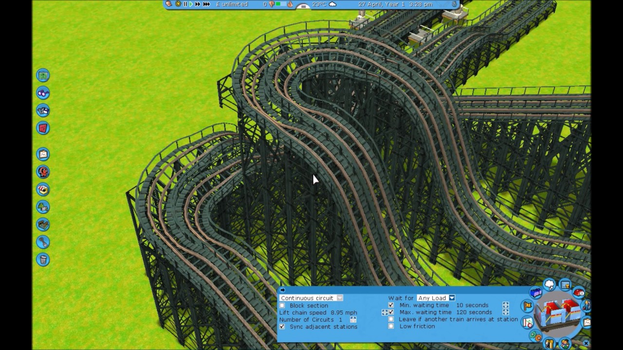 RollerCoaster Tycoon 3 | Tutorial | Dueling Coasters - YouTube