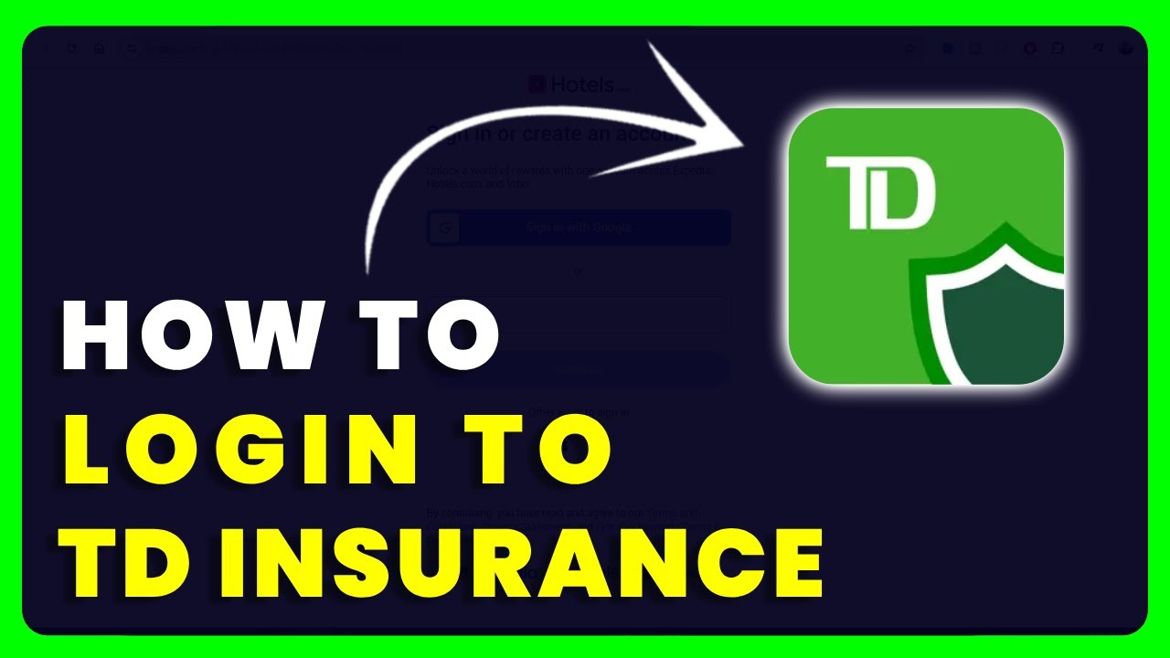 How to Login to TD Insurance | How to Sign in to TD Insurance Account ...