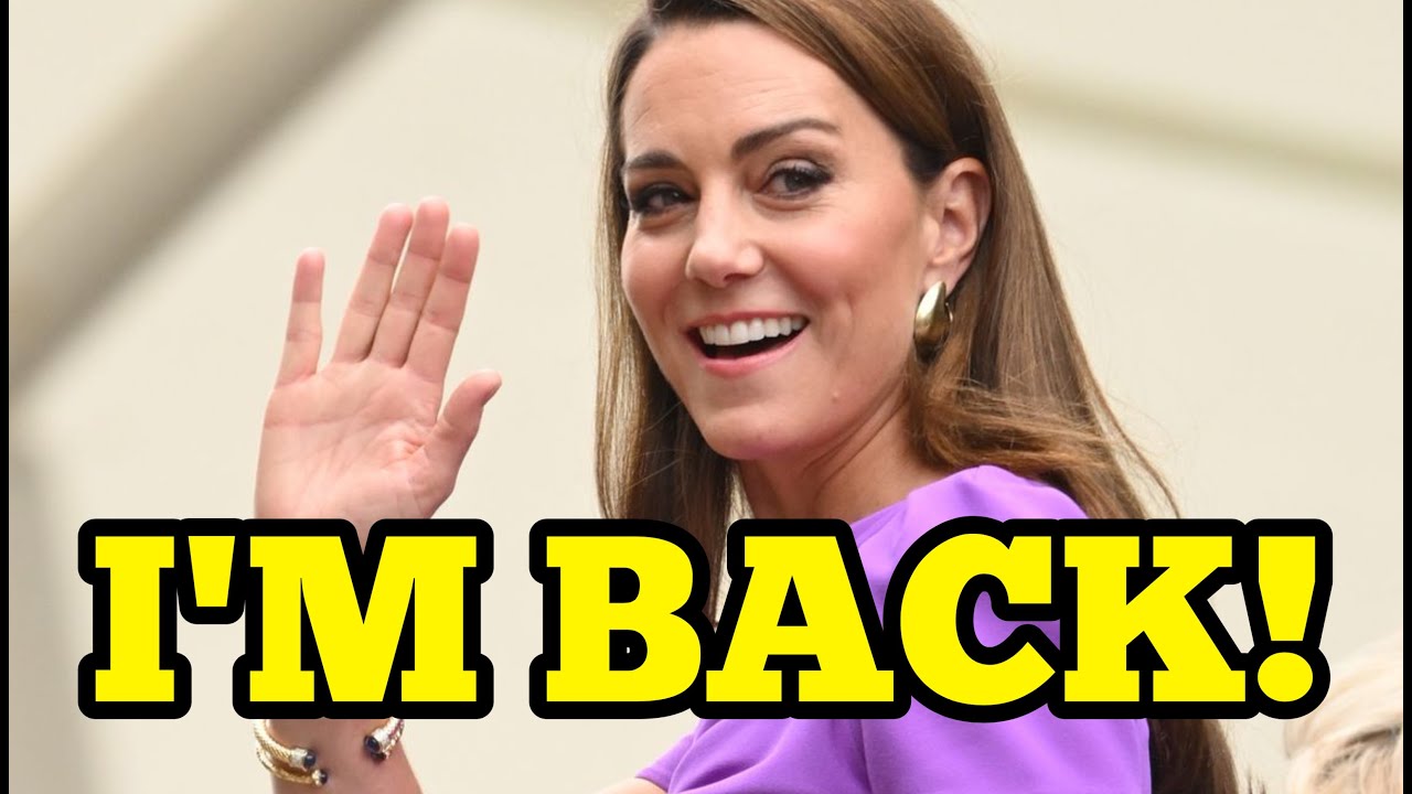 KATE MIDDLETON IS BACK AND GOING VIRAL! LOOKS FRAIL AND TIRED, STANDING ...