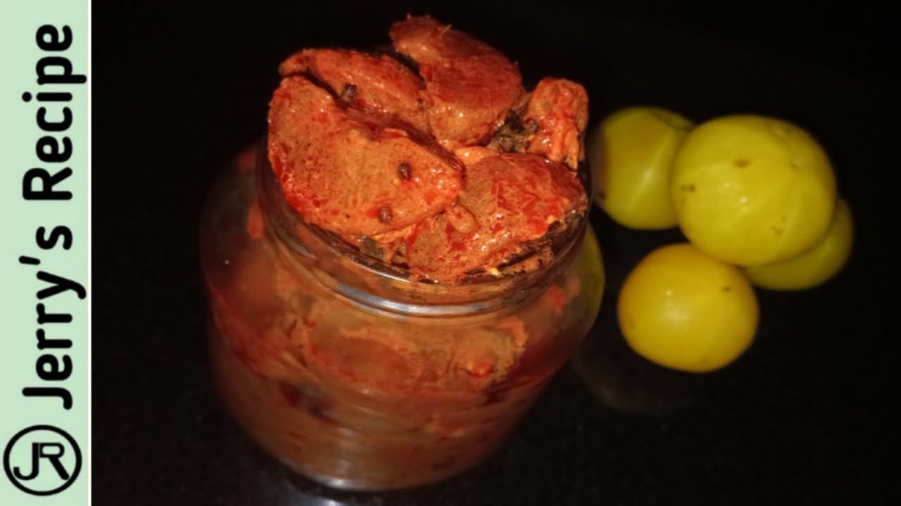 How to Make Spicy Gooseberry Pickle | Amla Achar | Nellikai Oorukai ...