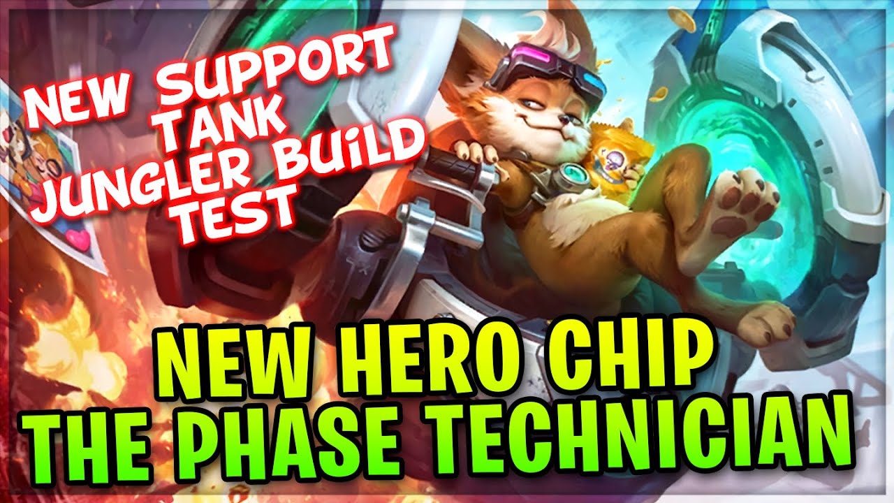 New hero Chip, Phase Technician. Powerful Support Tank [ New Hero ...