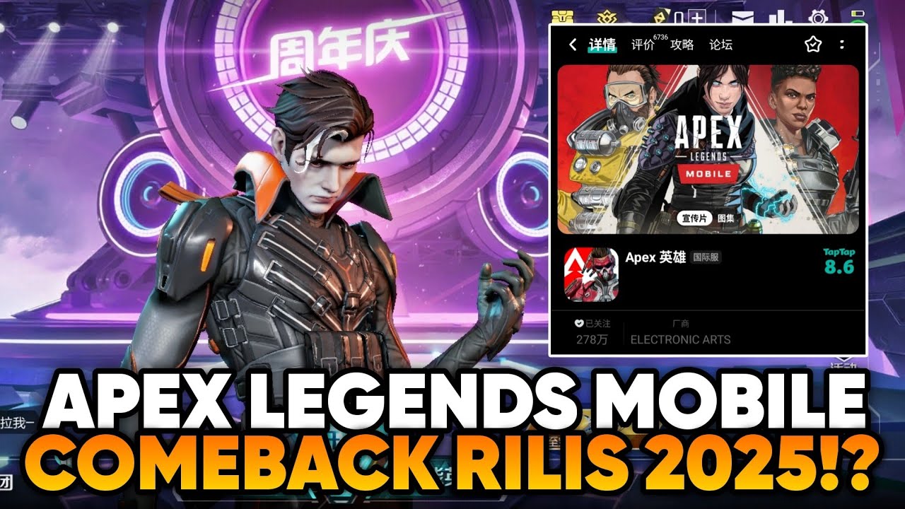 APEX LEGENDS MOBILE ORI VERSI EA COMEBACK!? RILIS 2025! High Energy ...