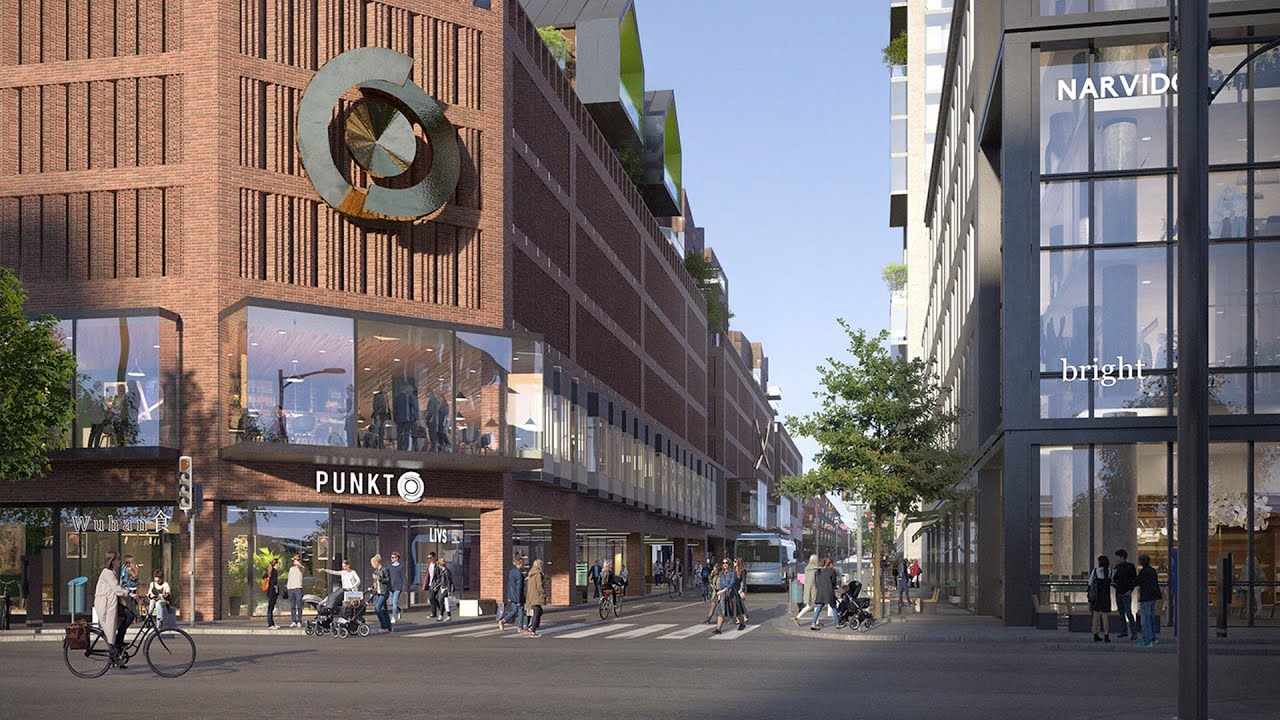 Sweden Västerås Walk: Centrum Evening Walk [4K] - YouTube