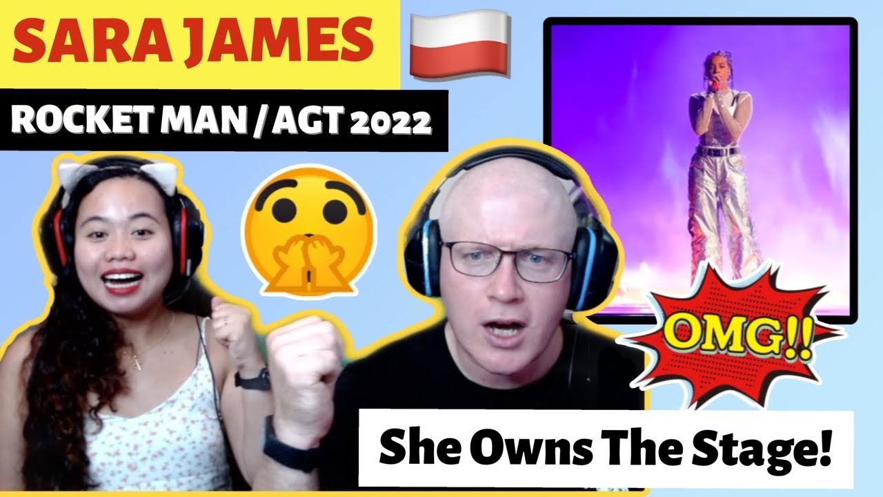 Sara James - Rocket Man | America's Got Talent 2022 REACTION! 🇵🇱 - YouTube