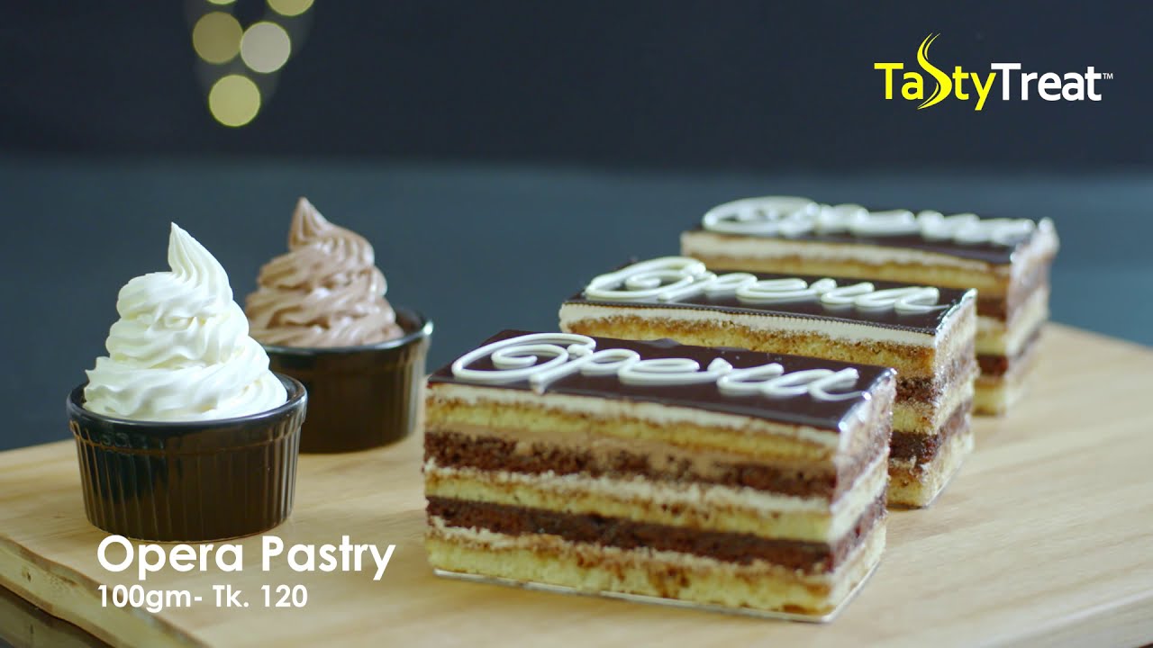 Tasty Treat Opera Pastry Cake - YouTube