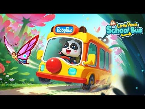 Baby panda school bus Driving Part #5 Android iOS GamePlay - YouTube