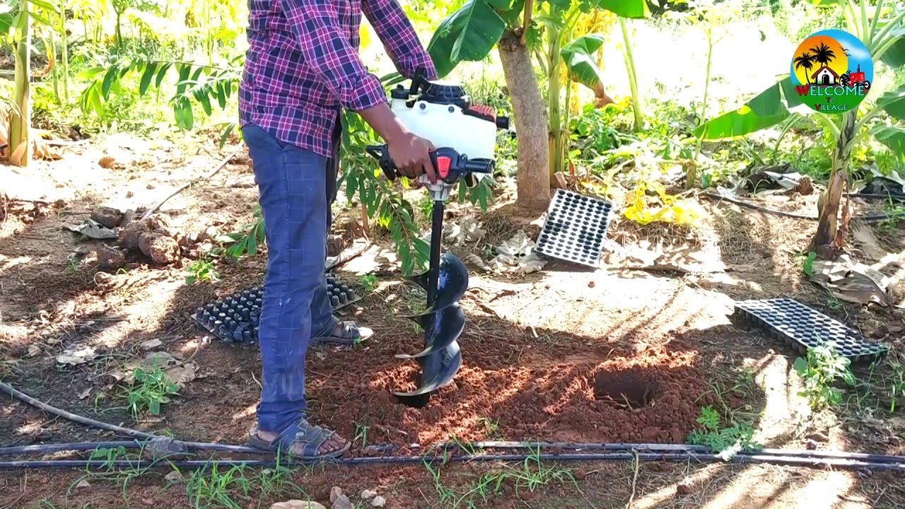 Tree planting machine | pile hole machine | earth auger machine ...