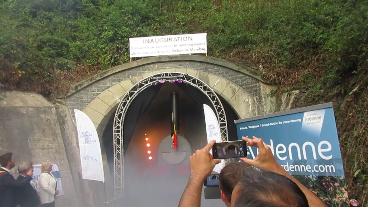 Surprise lors de l'inauguration du tunnel Bohan - Membre - YouTube