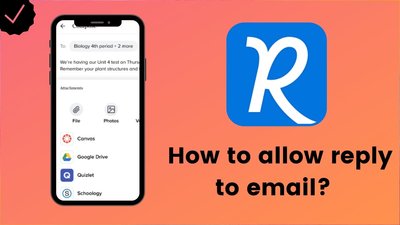 How To Allow Reply To Your Email On Remind YouTube how-to-allow-reply-to-your-email-on-remind-youtube