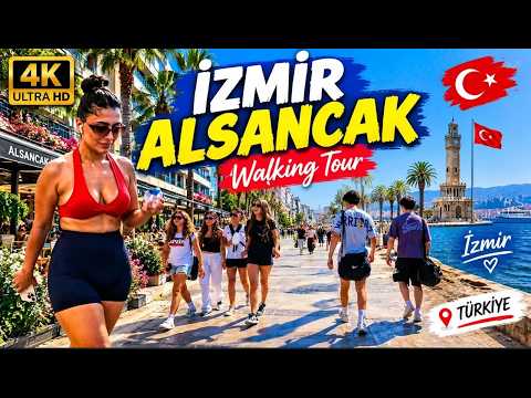 IZMIR ALSANCAK 2026 Walking Tour | 4k UHD 60fps | İZMİR TÜRKİYE