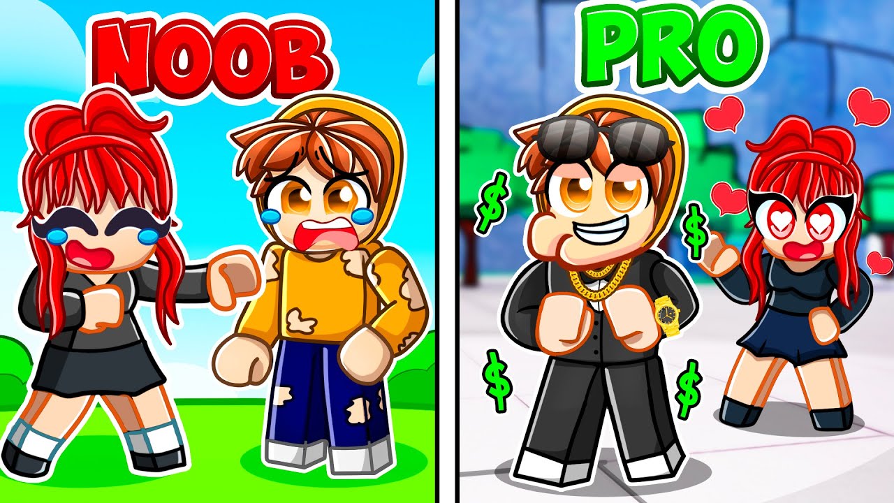 NOOB RIZZ vs PRO RIZZ in Roblox! - YouTube