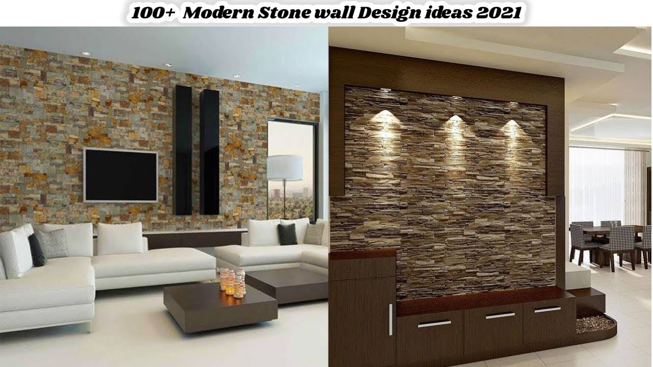 100 Modern Stone wall Design ideas| Latest wall Decoration ideas ...
