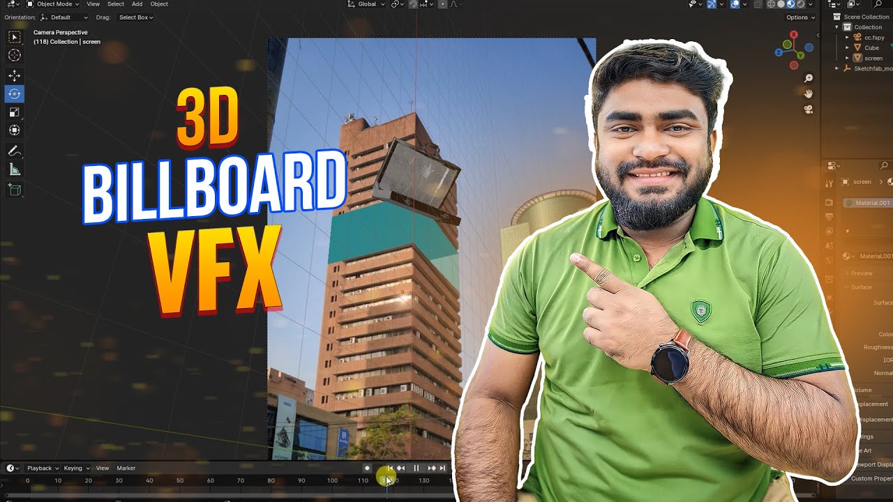 3D Advertising Using Blender | Blender VFX Tutorial part 1 - YouTube