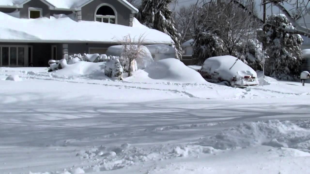 Stony Brook NY Blizzard Nemo - YouTube