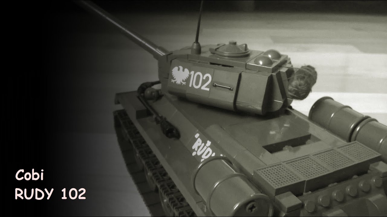 Cobi [MOC] | T-34/85 RUDY 102 - YouTube