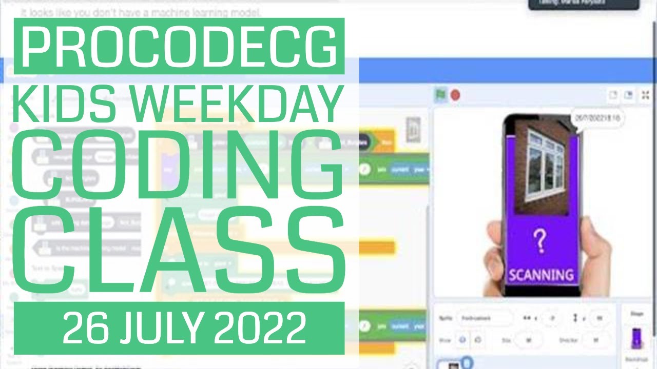ProCodeCG Kids Weekday Coding Class - Tuesday - 26 July 2022 - YouTube