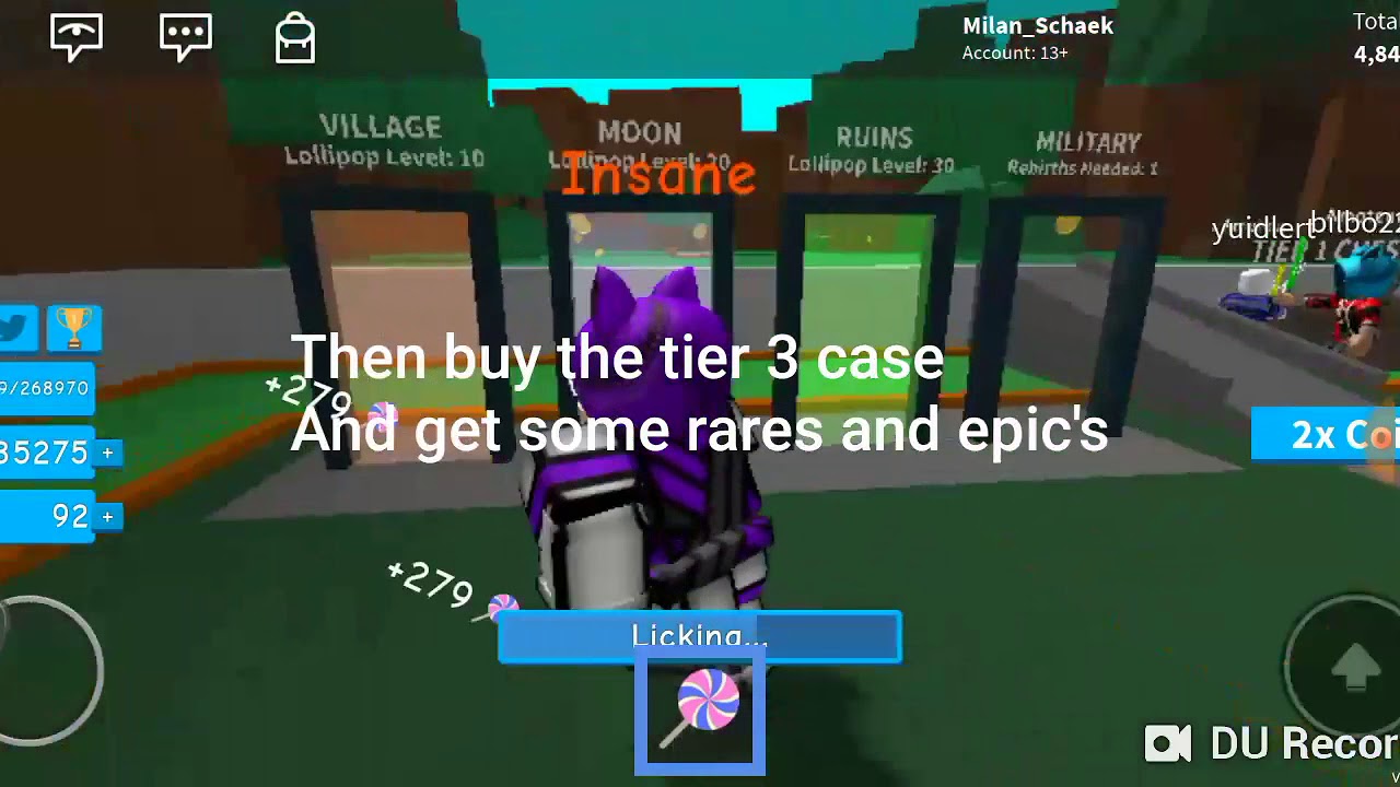 Roblox lollipop simulator how to rebirth faster - YouTube