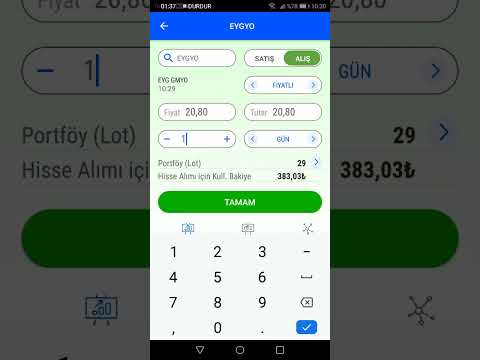 gedik yatırım zincir emir verme (stoploss)