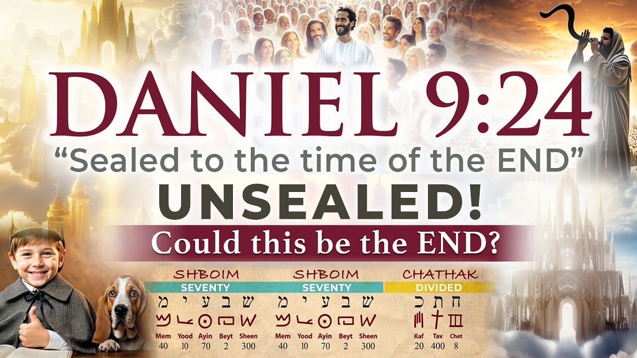 Daniel 9:24. "Sealed to the time of the END", UNSEALED... Could this be ...