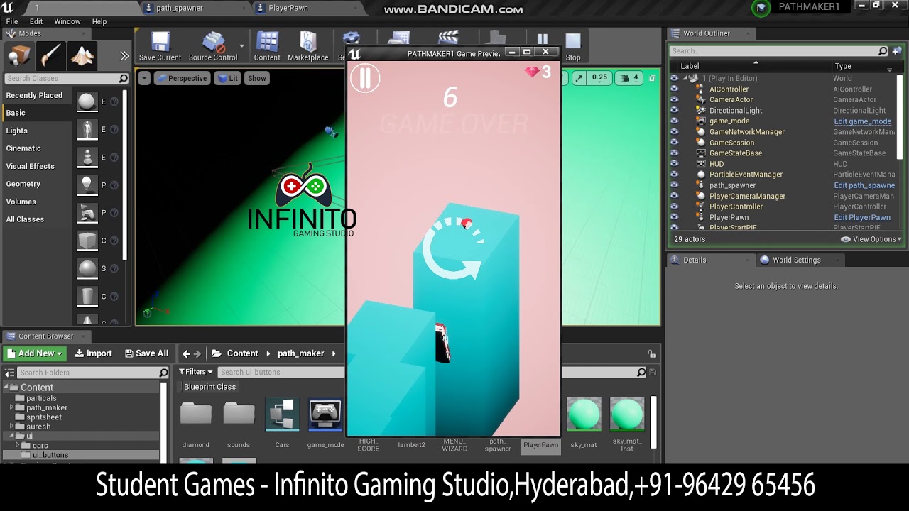 Game Development Courses in Hyderabad | UE4 Student Games Designed at ...