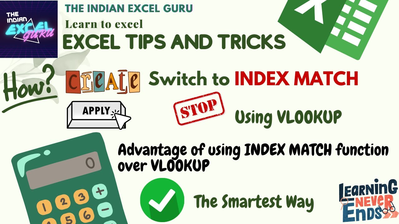 Stop Using VLOOKUP In Excel Switch To INDEX MATCH How To Use Excel stop-using-vlookup-in-excel-switch-to-index-match-how-to-use-excel