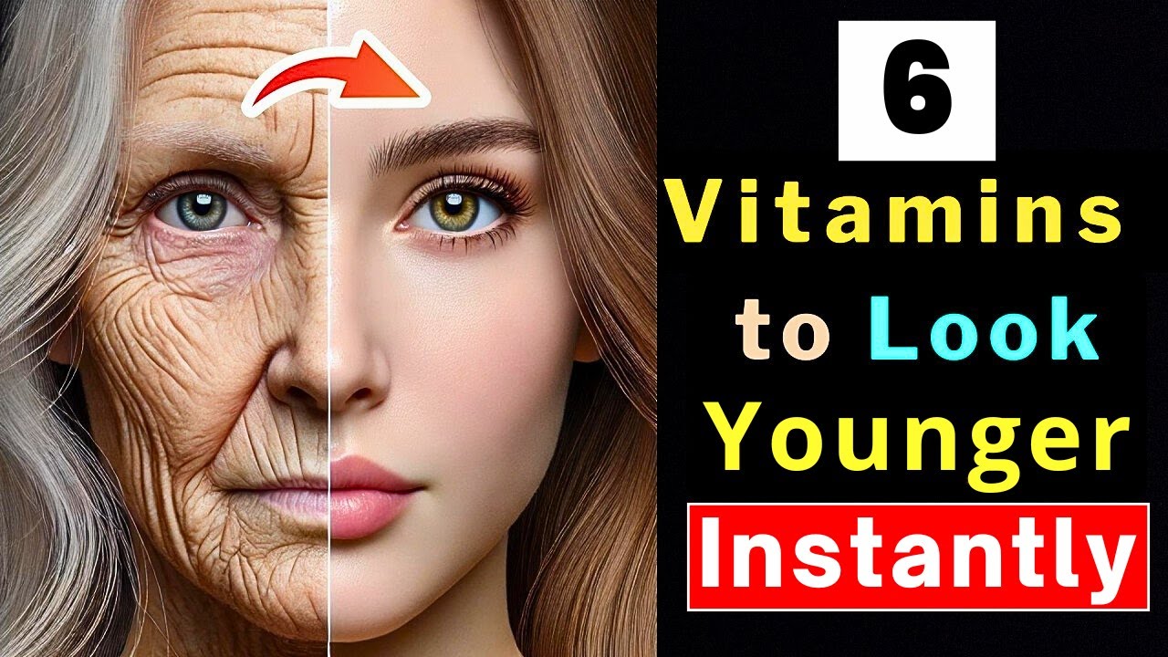 6 Secret Vitamins That Will SHOCK You into Looking Instantly Younger! - YouTube