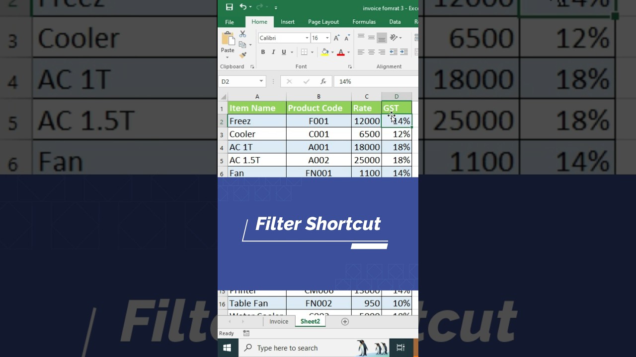 Filter Shortcut In Excel YouTube Filter Shortcut In Excel YouTube