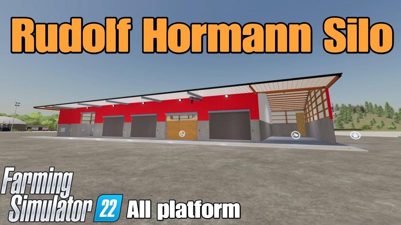 Rudolf Hormann Silo / FS22 mod for all platforms - YouTube