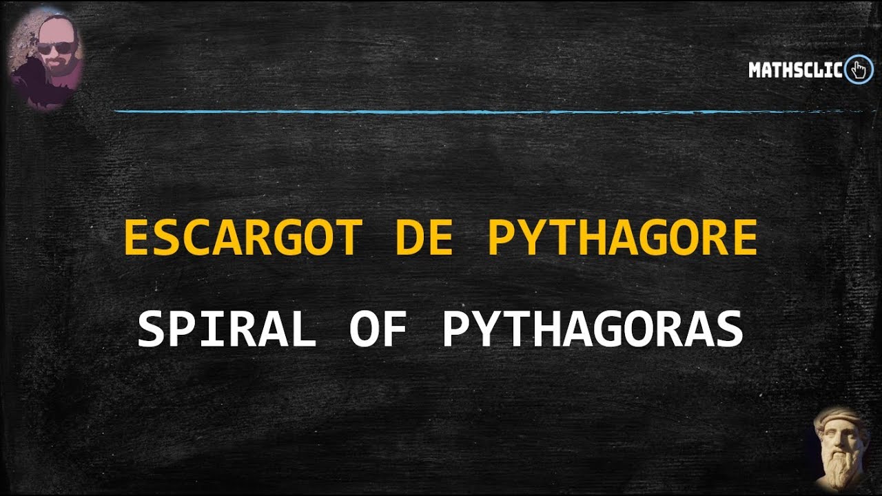 MATHSCLIC : ESCARGOT DE PYTHAGORE - YouTube
