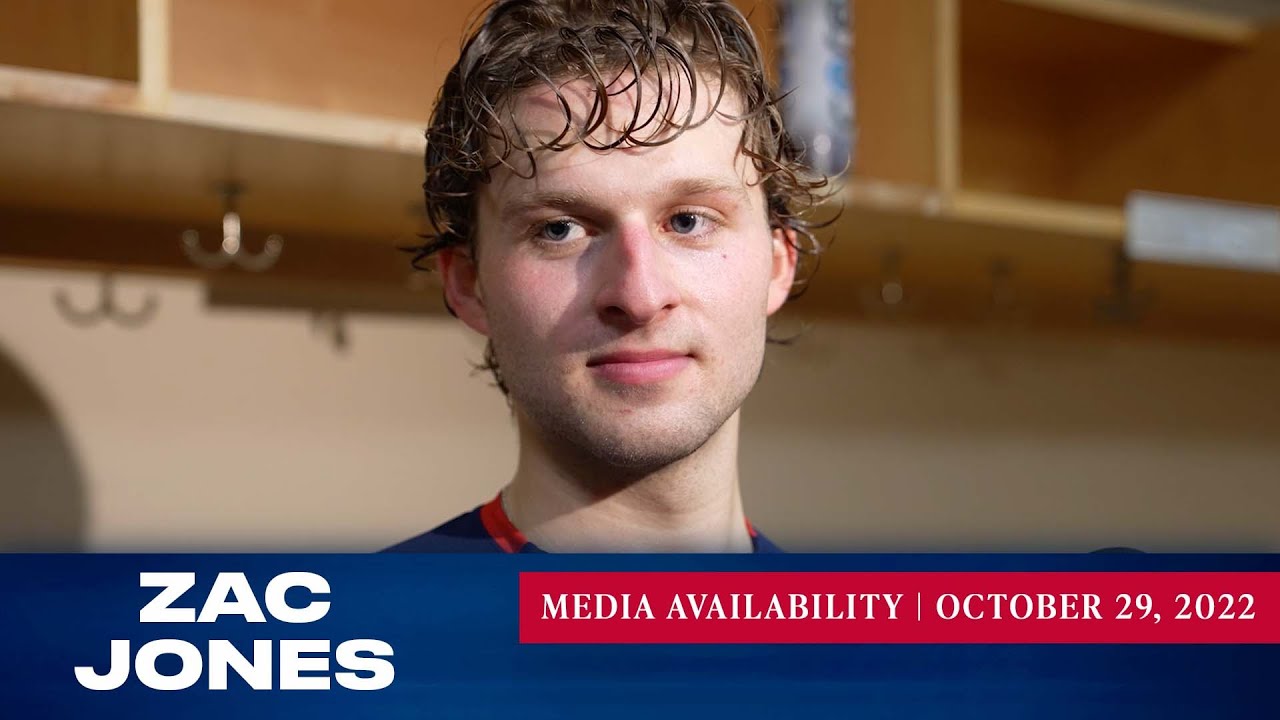 New York Rangers: Zac Jones Postgame Media Availability | Oct. 29, 2022 ...