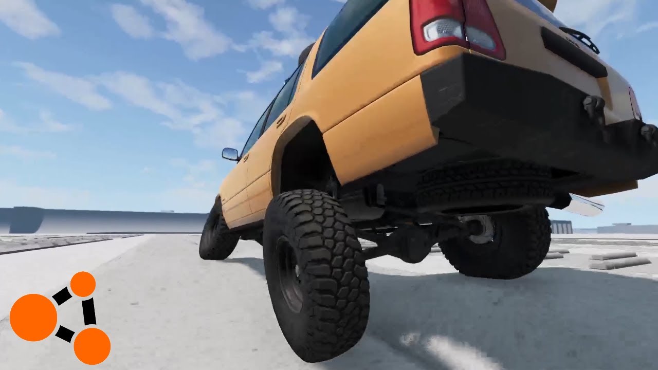 Suspension Test Close Up #1 BeamNG.drive - Landcruiser Overland Diesel ...