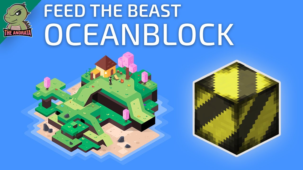 FTB OceanBlock EP16 | Finally, A Real Base! - YouTube