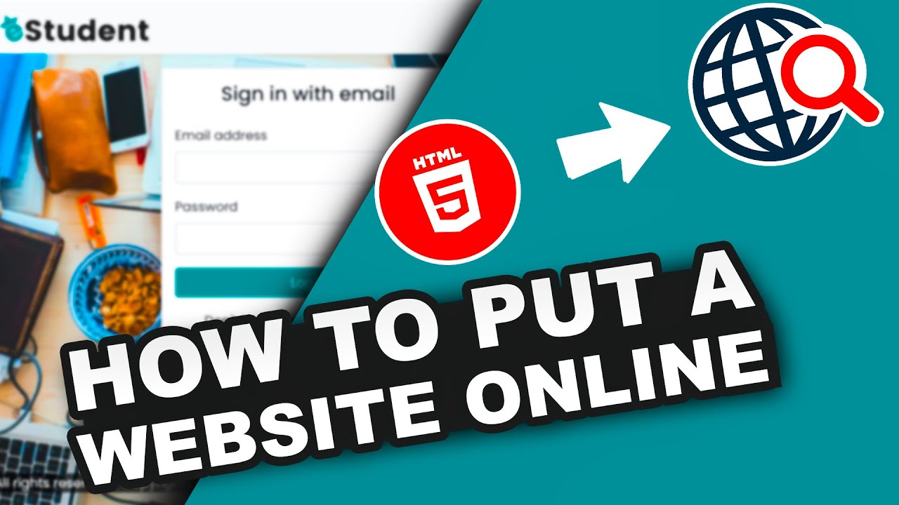 HOW TO PUT A WEBSITE ONLINE ( ON THE INTERNET ) - A STEP-BY-STEP GUIDE ...