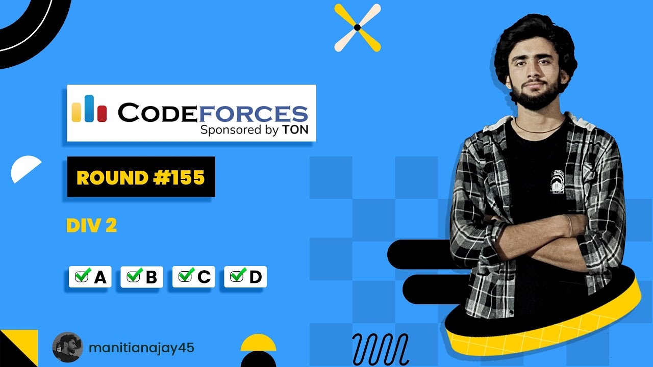 Educational Codeforces Round 155 Rated For Div 2 Ediorial For Problem Abcd Youtube