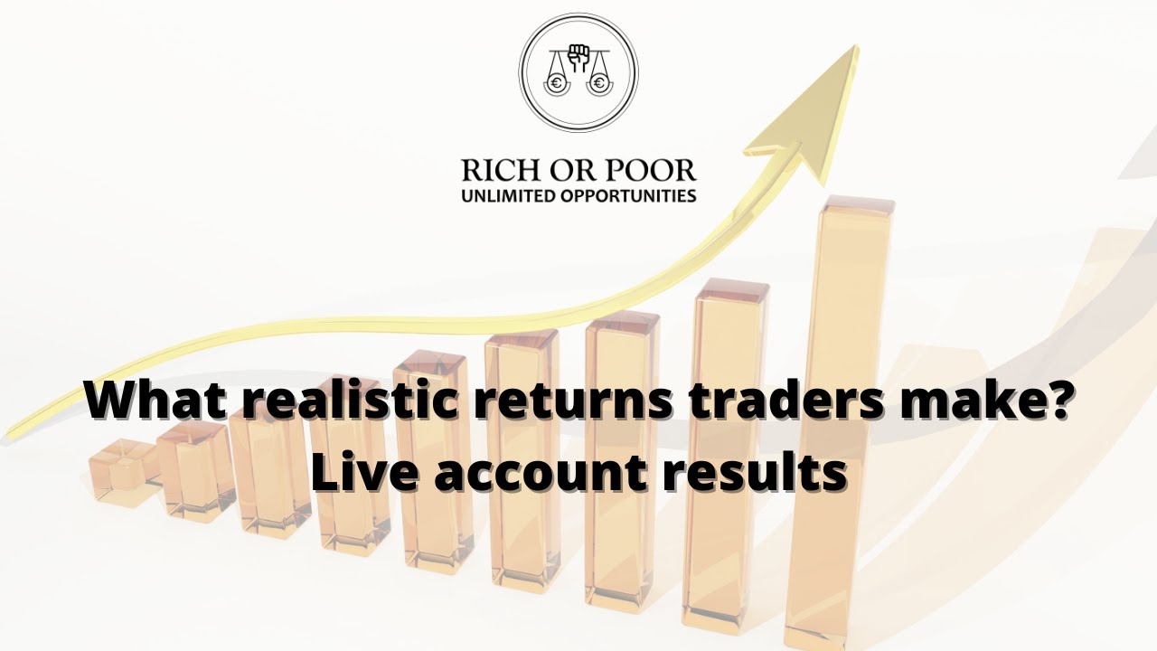 What realistic returns traders make ? Live account results - YouTube