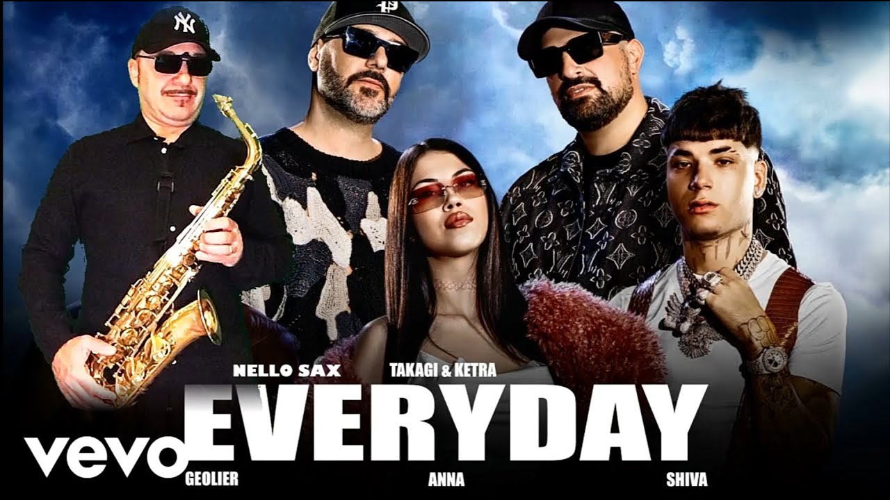 Takagi & Ketra🎷EVERYDAY🎵feat. Shiva, ANNA, Geolier 🎷Sax Alto🎷 - YouTube