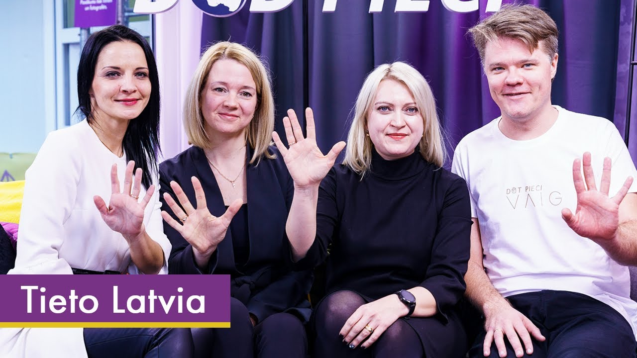 Valērija Vārna, Inga Grencberga un Inese Tanne no Tieto Latvia | Dod ...