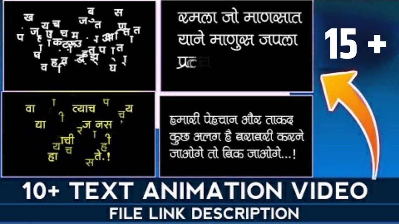 15+ text animation video for banner video editing ||Birthday banner ...