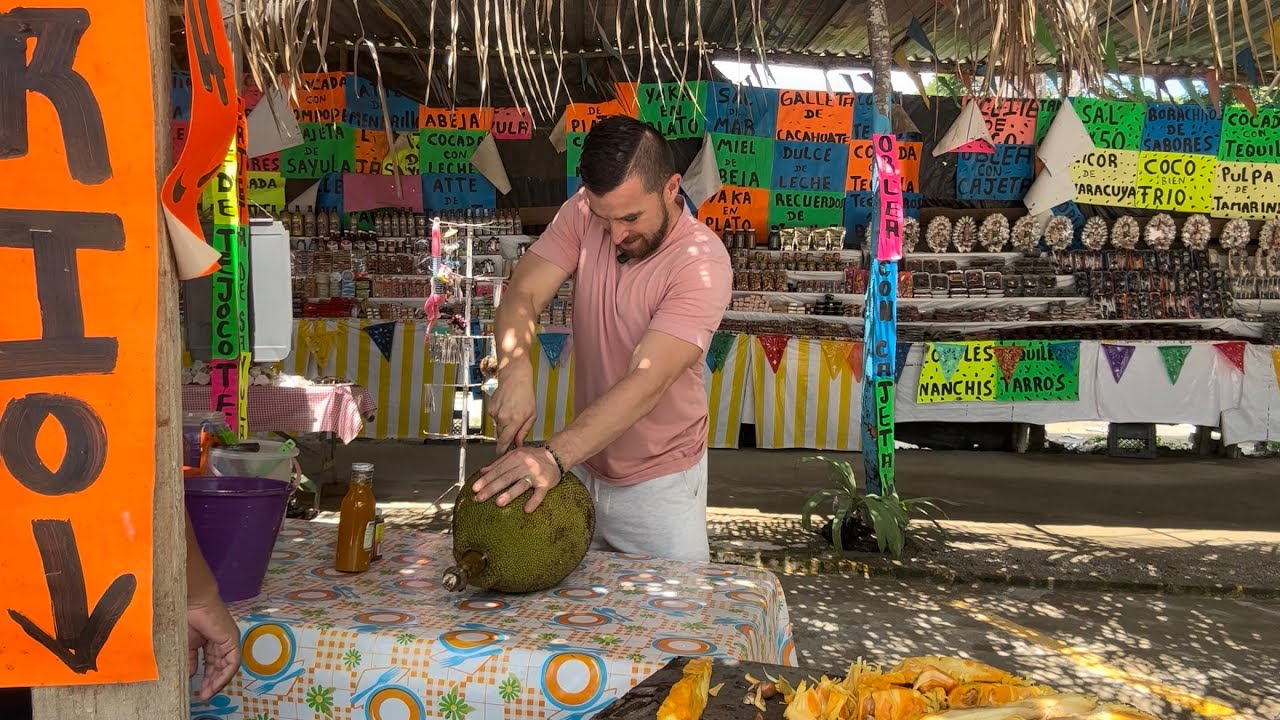 Cómo abrir una Yaka !!!! Esta fruta es increíble !!! - YouTube