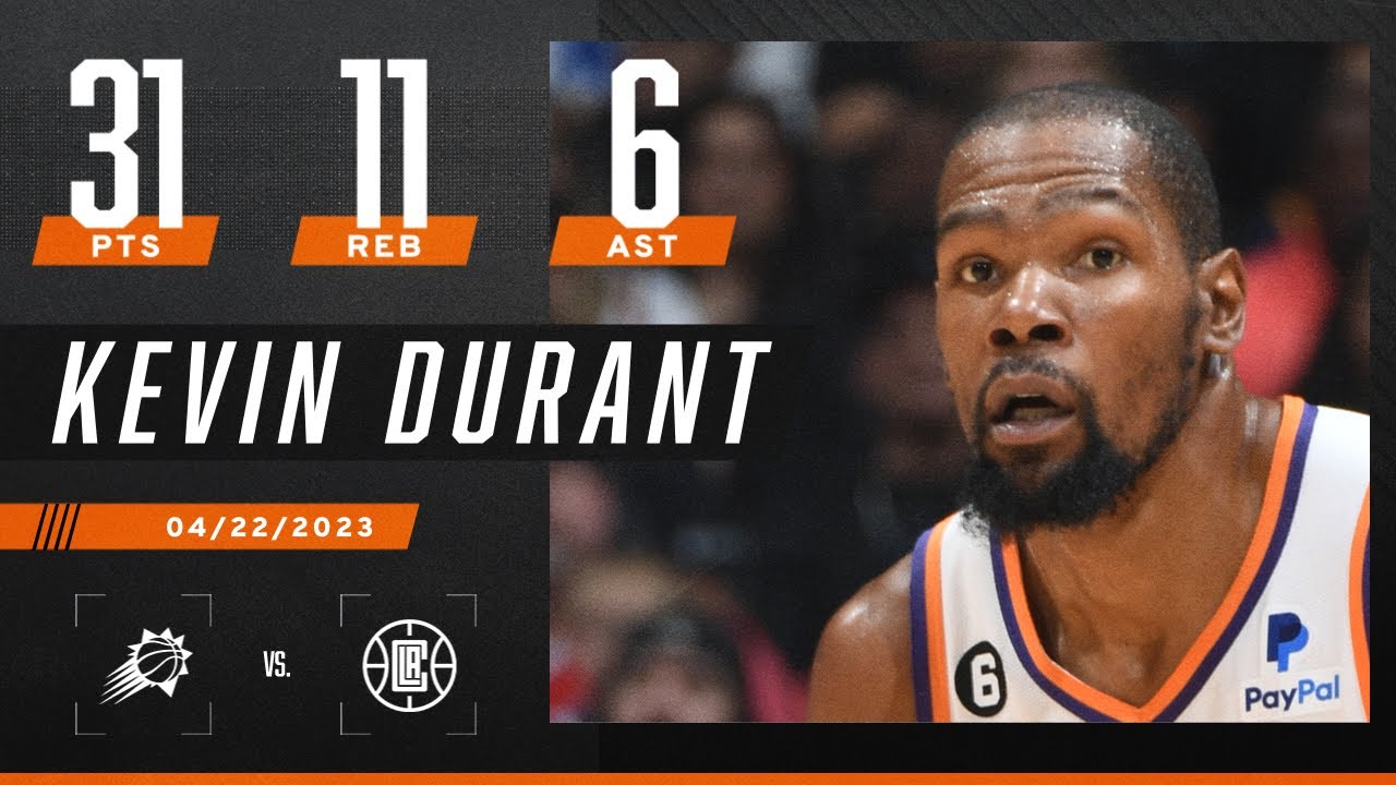 Kevin Durant’s double-double propels Suns to 3-1 lead vs. Clippers ...