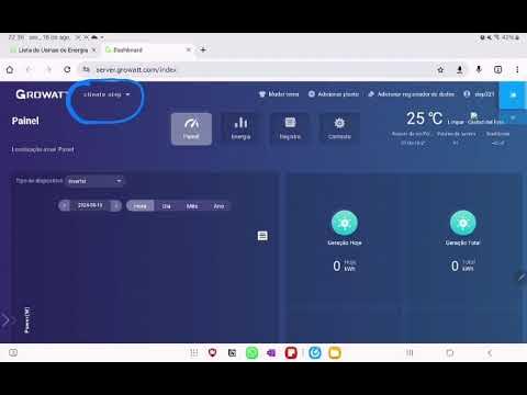 GROWATT Configurar conta de cliente final - YouTube