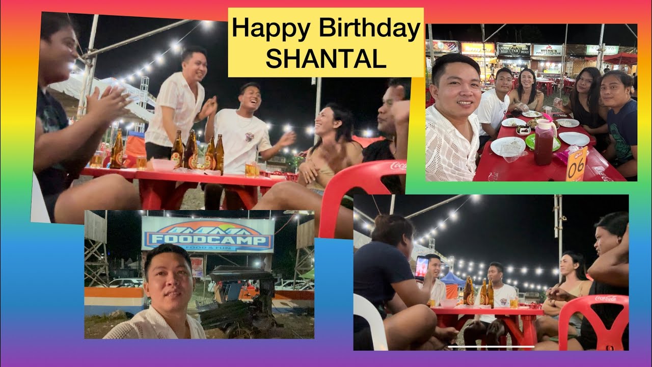 Shantal Birthday Celebration at Food Camp | Bryle Canete Official - YouTube