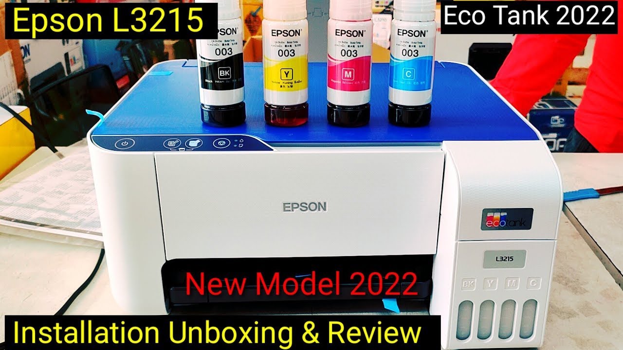 Epson L3215 Unboxing & Review || full installation | Best Printer For ...