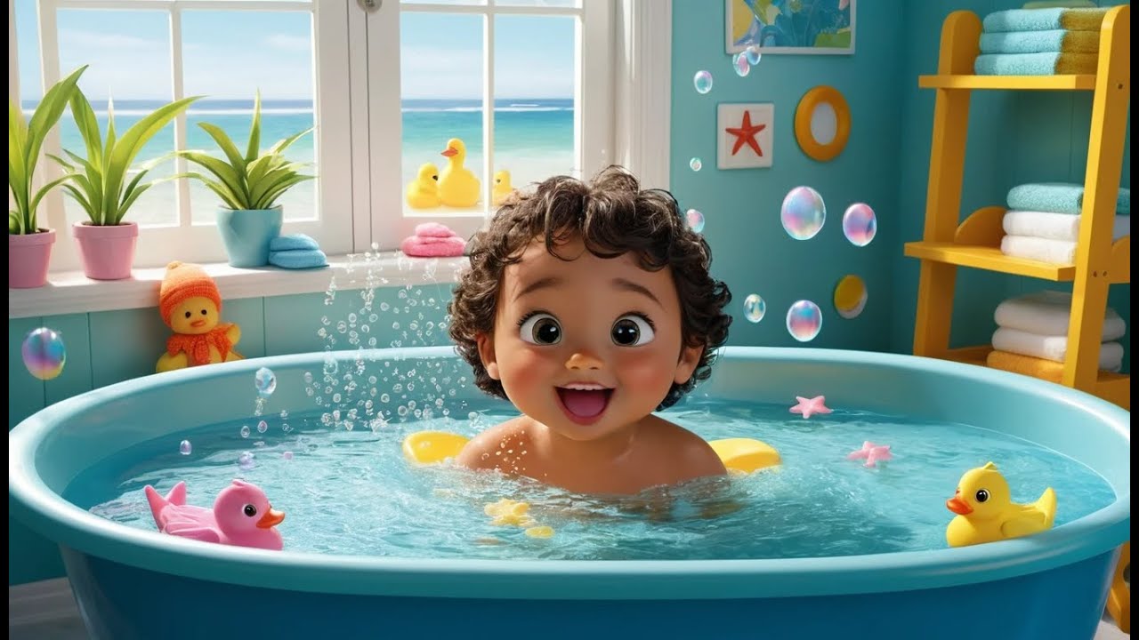 Bath Song for Bath with Sea Animals | Fun Kids' Bath Time Song - YouTube