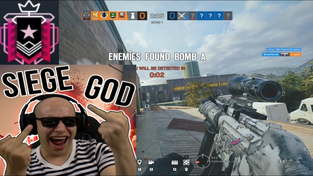 How a bald genius spawn peeks as Echo - Rainbow Six Siege ft Sergio SVM ...