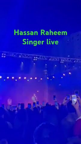 Live from Moin Khan academy #karachi singer Hassan Rahim || mashion ...