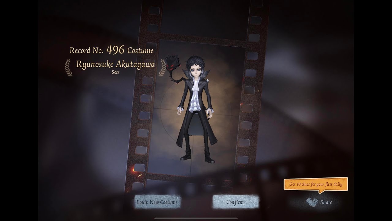 Seer as Ryunosuke Akutagawa | Bungo Stray Dogs Crossover | Duo Hunters ...